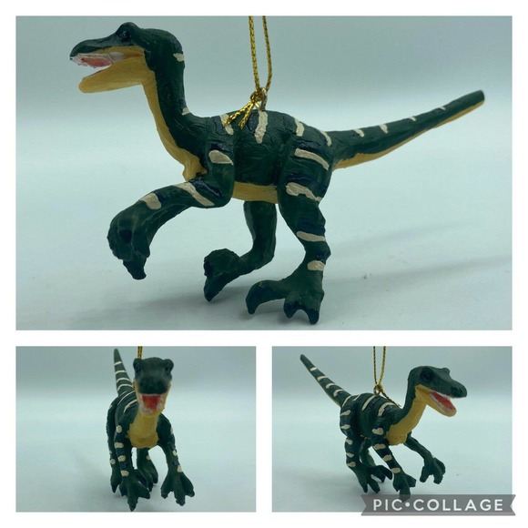 Kurt Adler | Holiday | Velociraptor Raptor Dinosaur Dino Christmas Tree ...
